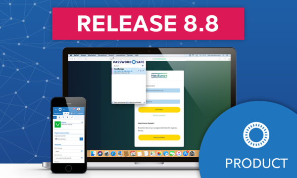 Release 8.8 – Password safe - Passwortverwaltung